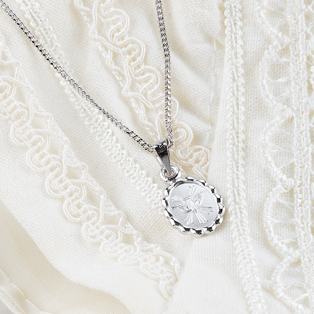 MEDALLA ESPIRITU SANTO OVAL VERONA7 – Marelo Jewelry